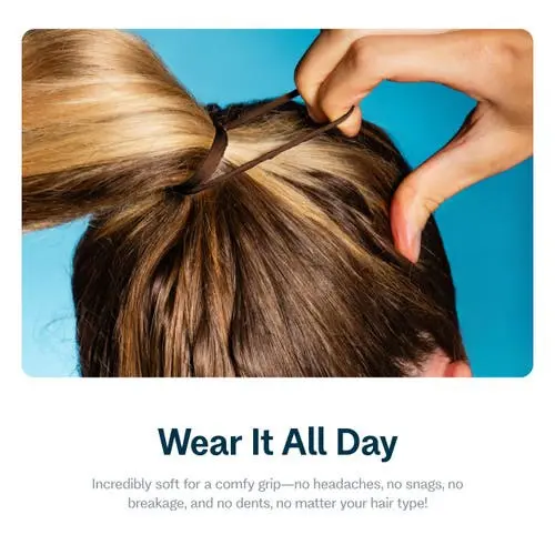 GIMME BEAUTY Low Profile Hair Bands - Light Brown