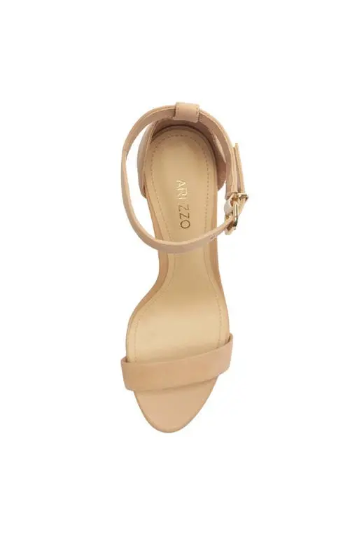 AREZZO Isabelli Ankle Strap Sandal - True Sand