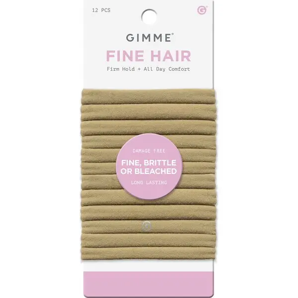 GIMME BEAUTY Fine Fit Hair Bands - Dark Blonde