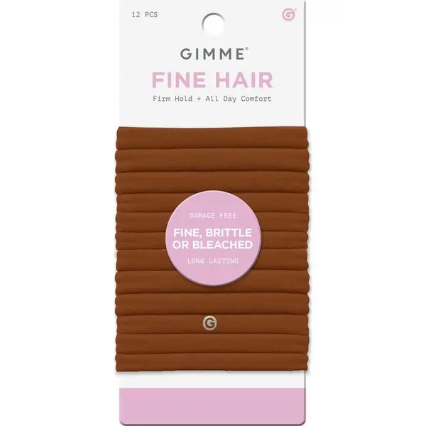 GIMME BEAUTY Fine Fit Hair Bands - Red