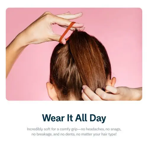 GIMME BEAUTY Fine Fit Hair Bands - Red