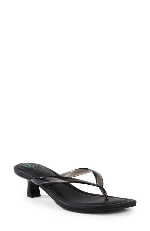 Bc Footwear Starburst Kitten Heel Sandal - Black