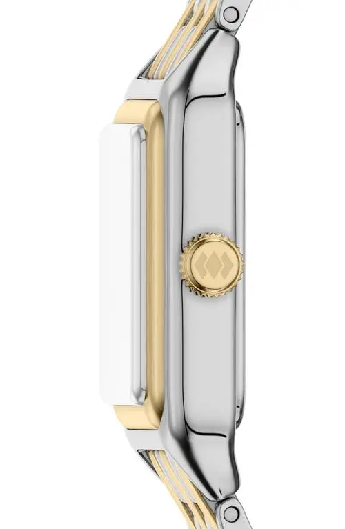 Fossil Mini Raquel Tank Bracelet Watch - Two Tone