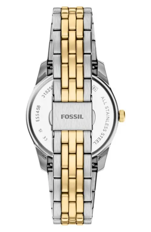 Fossil Scarlette Crystal Marker Bracelet Watch