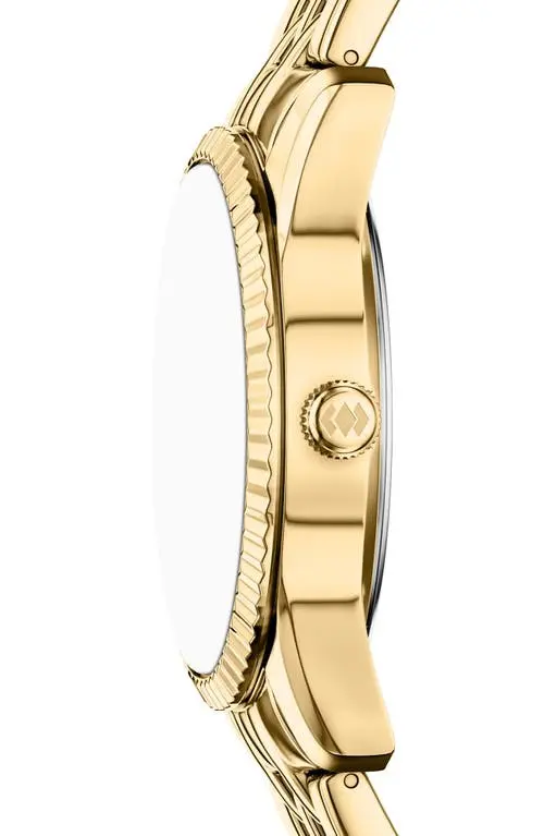 Fossil Scarlette Crystal Marker Bracelet Watch - Gold