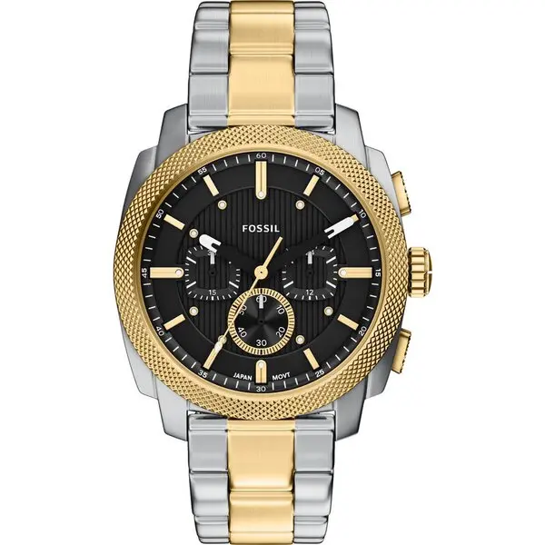 Fossil Machine Chronograph Two-tone Bracelet Watch - Two Tone