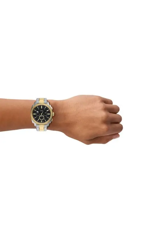 Fossil Machine Chronograph Two-tone Bracelet Watch