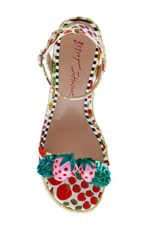 Betsey Johnson Bobbie Platform Wedge Sandal
