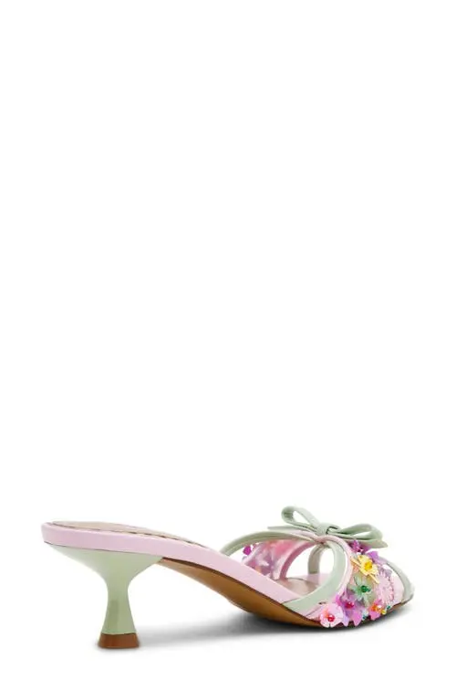 Betsey Johnson Shirley Kitten Heel Sandal