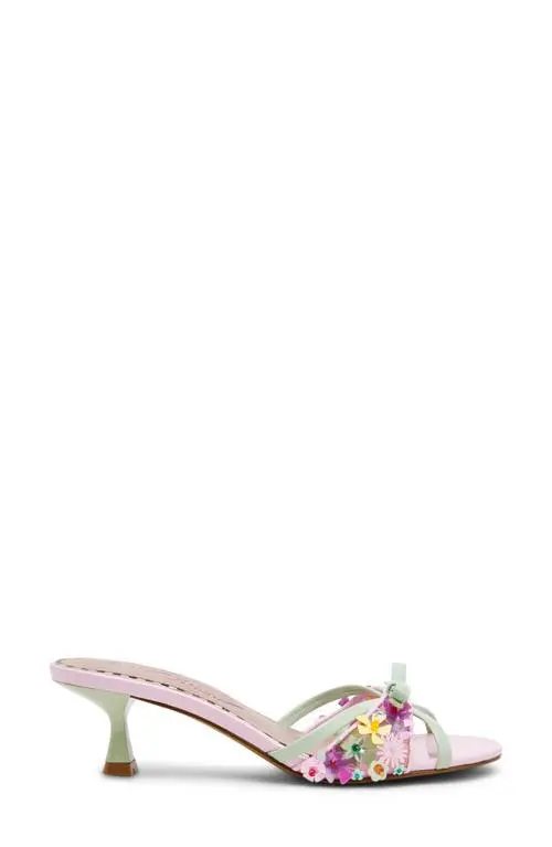 Betsey Johnson Shirley Kitten Heel Sandal