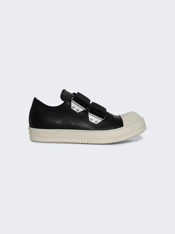 Rick Owens Extreme Strap Low Top Sneakers - Black