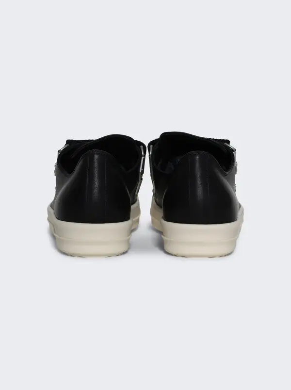 Rick Owens Extreme Strap Low Top Sneakers - Black