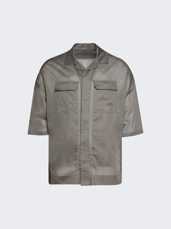 Rick Owens Magnum Tommy Shirt Butter - Gray