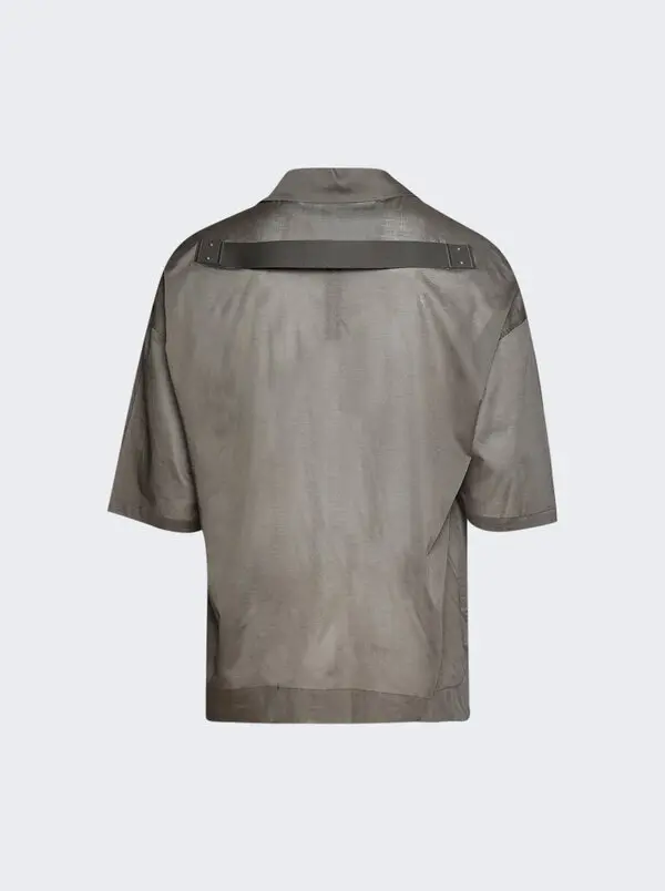 Rick Owens Magnum Tommy Shirt Butter - Gray