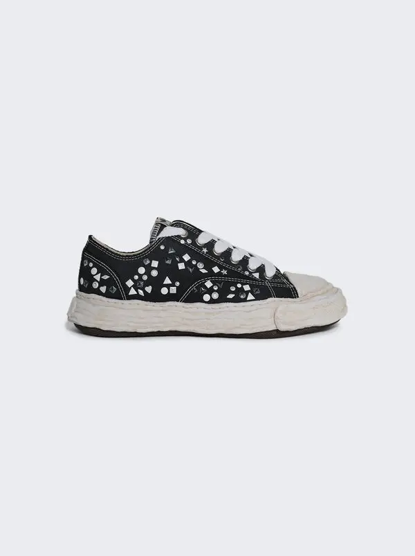 Mihara Yasuhiro Peterson Og Sole Embellished Low Top Sneakers - Black