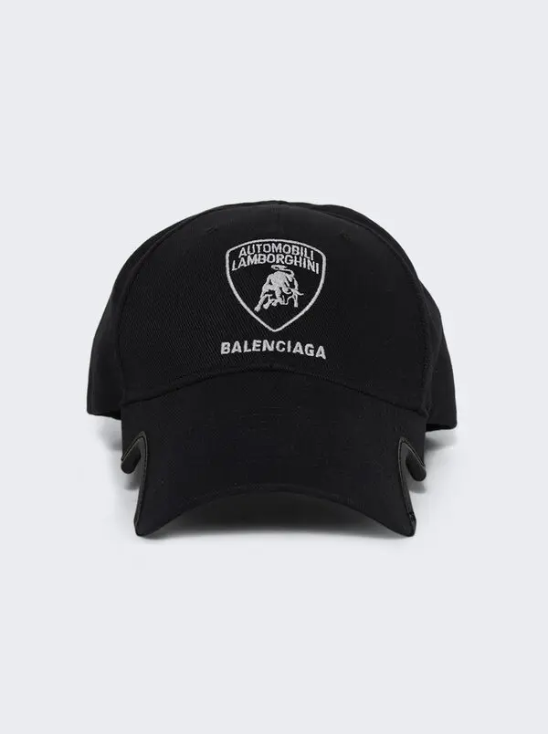 Balenciaga X Automobili Lamborghni Baseball Cap - Black