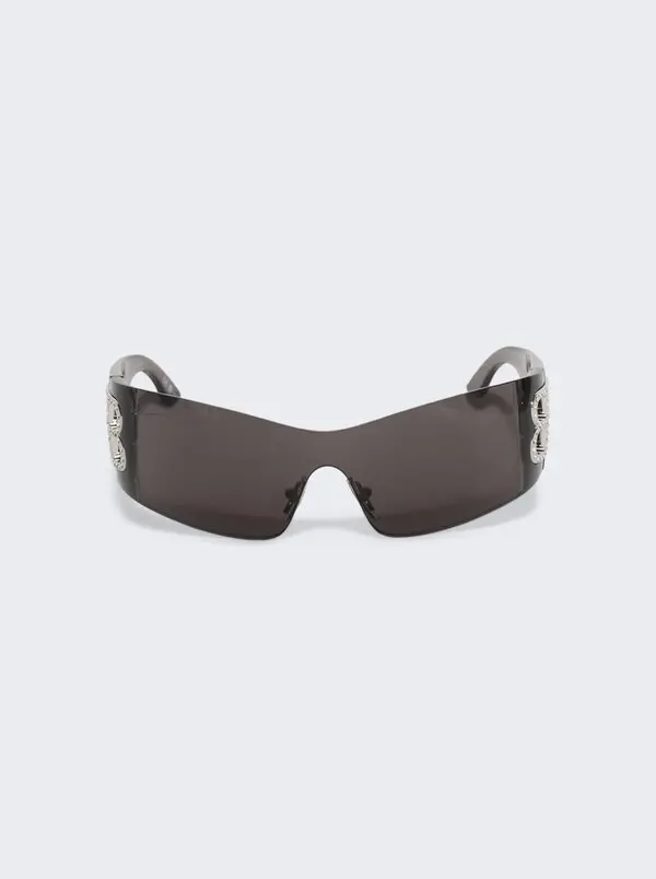 Balenciaga Bossy Mask Sunglasses - Grey
