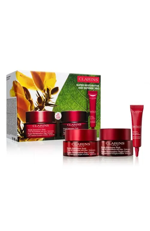 Clarins Super Restorative Day & Night Set $334 Value - No Color