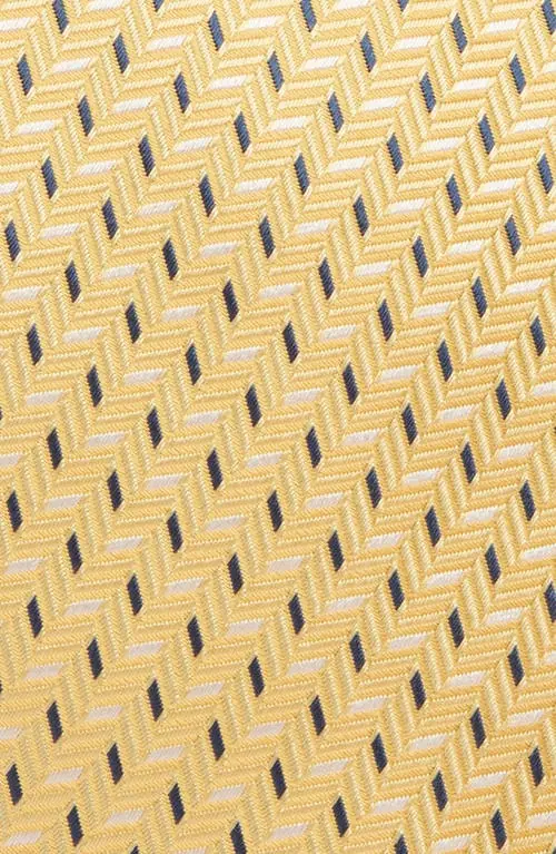 Canali Herringbone Silk Neck Tie