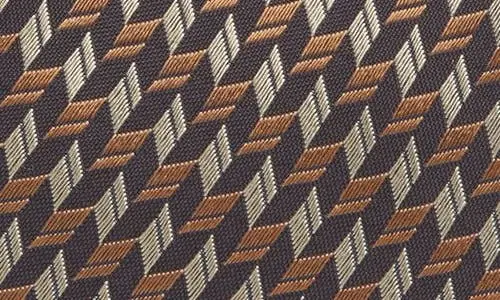 Canali Geometric Silk Tie