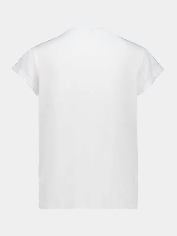 JAMES PERSE Deep V-neck Cotton T-shirt