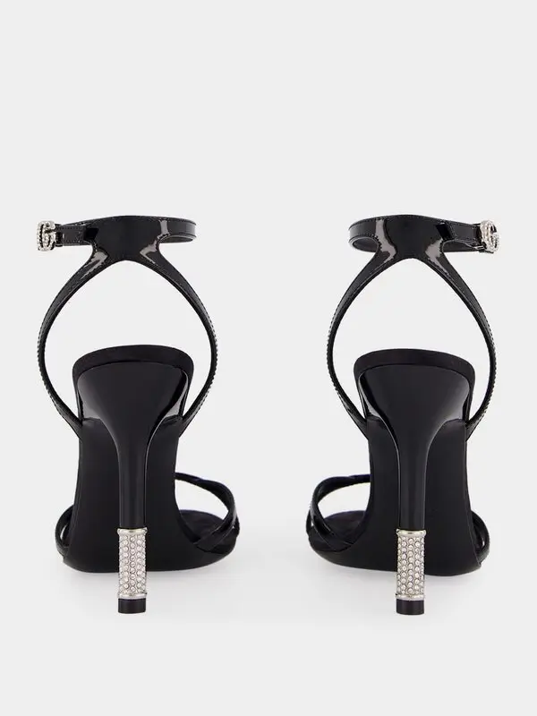 Gucci Calfskin High-heel Sandals - Black