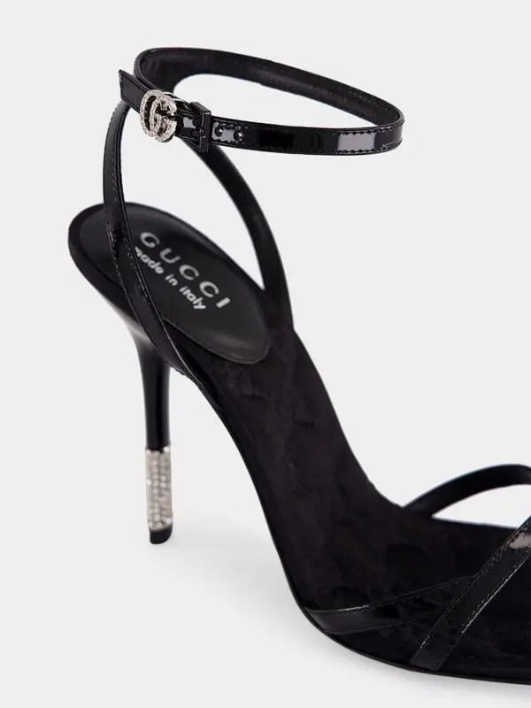 Gucci Calfskin High-heel Sandals - Black