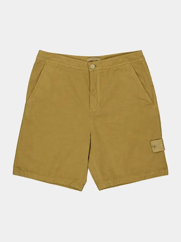 Stone Island Cotton Canvas Shorts