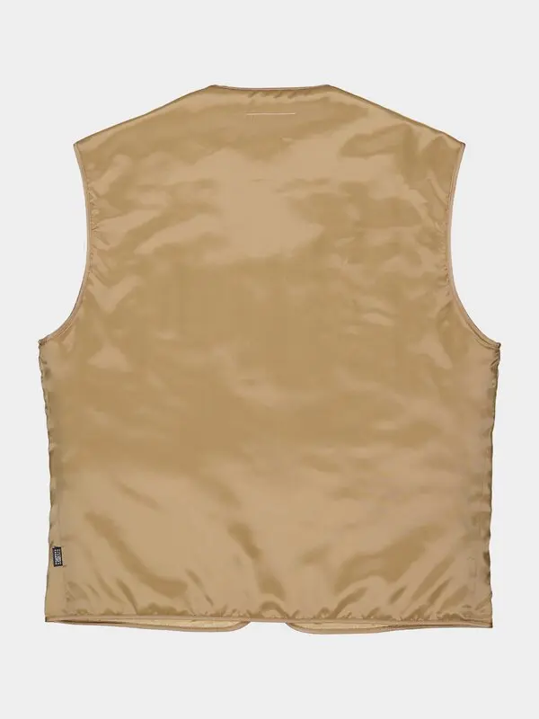 MAISON MARGIELA Padded Reversible Gilet - Beige
