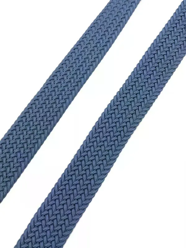 DELL'OGLIO Braided Suede Belt