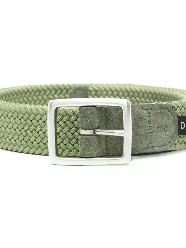 DELL'OGLIO Woven Buckle Belt