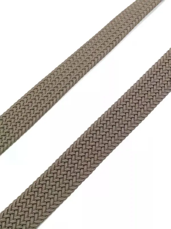 DELL'OGLIO Buckle Woven Belt