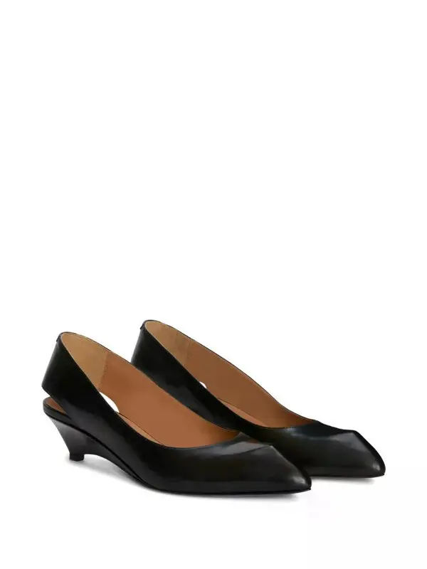 JIL SANDER Pointed-toe Slingback Pumps - Black
