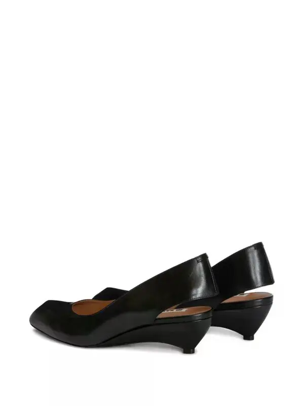 JIL SANDER Pointed-toe Slingback Pumps - Black