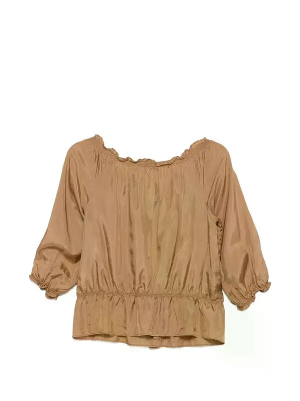 Aspesi Ruffled Blouse - Neutrals