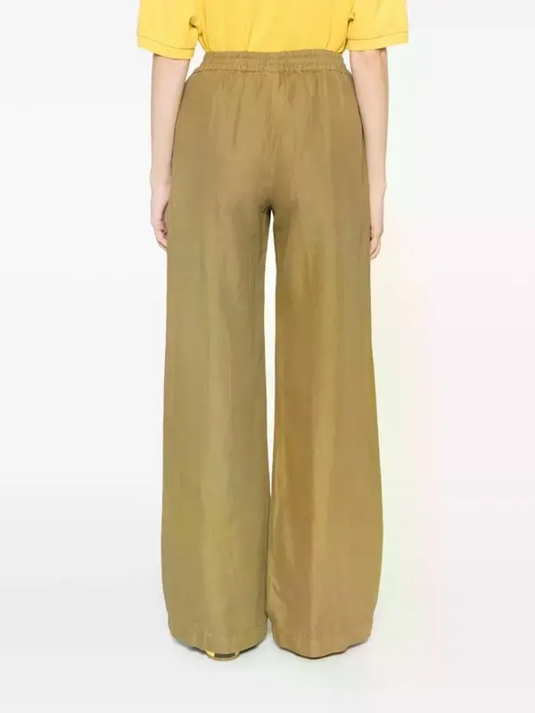 Aspesi Elasticated Waist Wide Leg Trousers