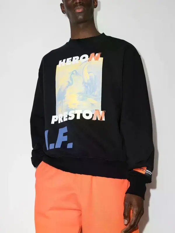 Heron Preston A.f. Authorized Crew-neck Sweatshirt