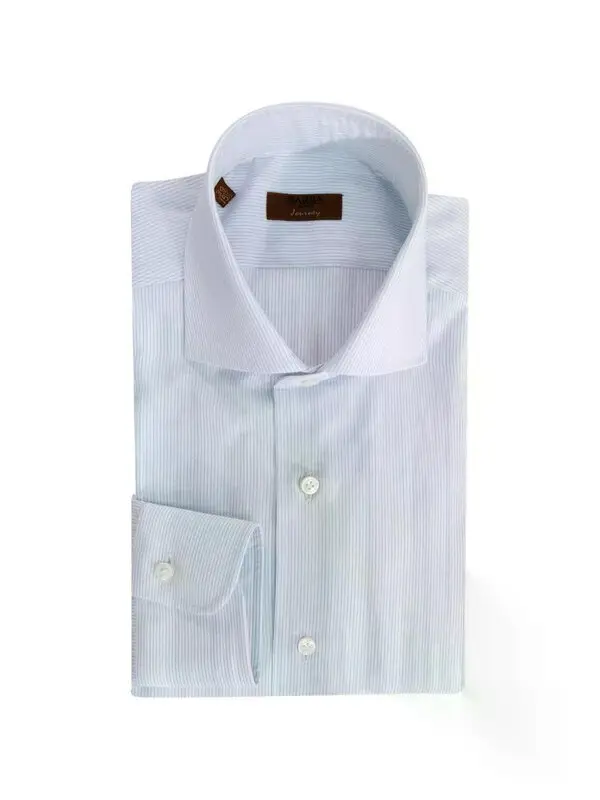 BARBA NAPOLI Striped Shirt - Blue