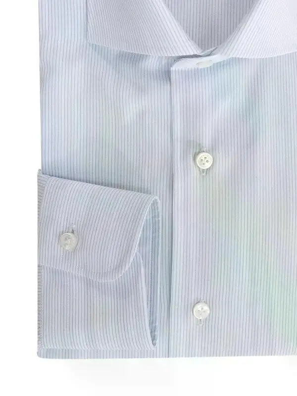 BARBA NAPOLI Striped Shirt - Blue