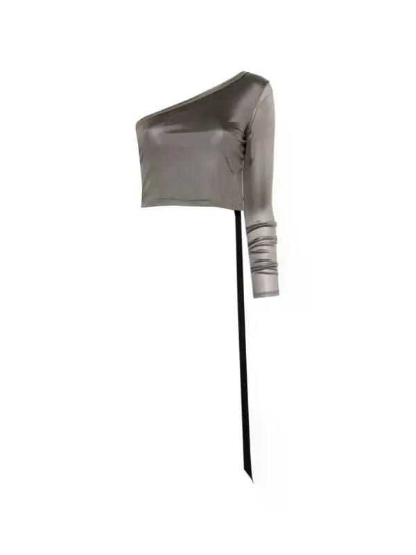 Rick Owens One-shoulder Top - Grey