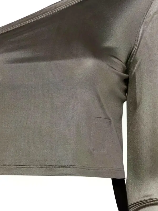 Rick Owens One-shoulder Top - Grey