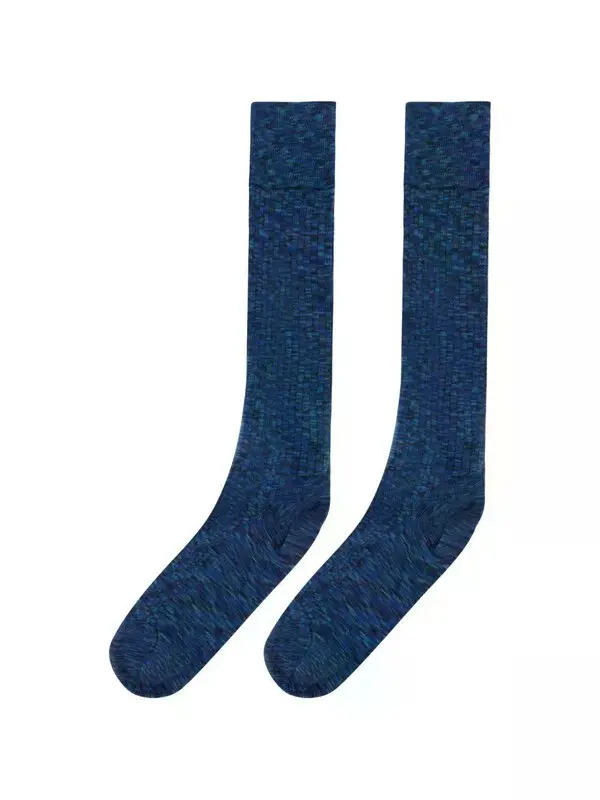Red Valentino Ribbed Socks - Blue