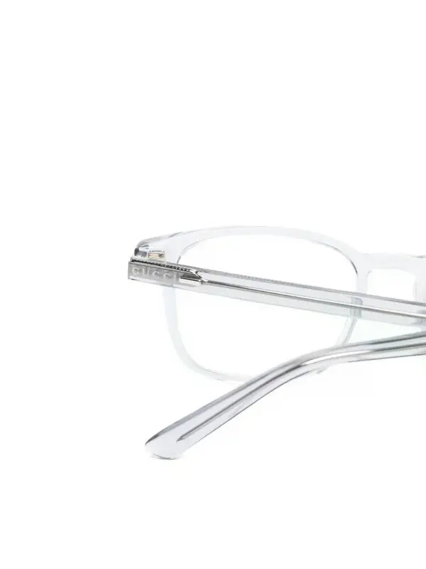 Gucci Square-frame Glasses - Grey