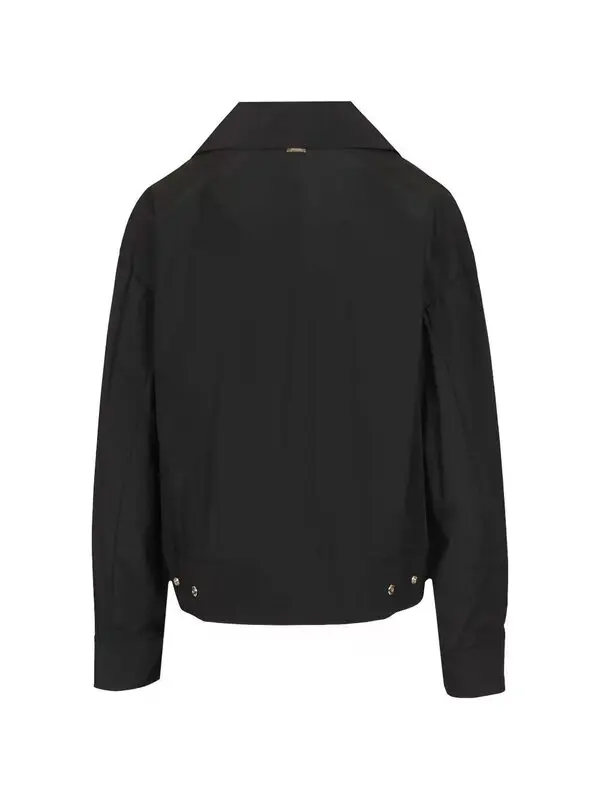 Herno Collared Zip Jacket - Black