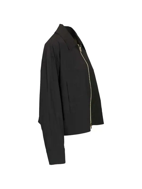 Herno Collared Zip Jacket - Black