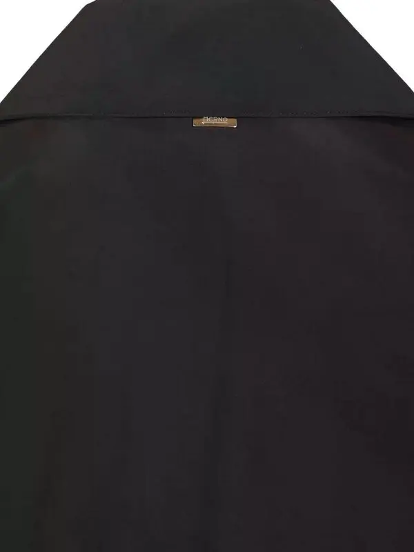 Herno Collared Zip Jacket - Black