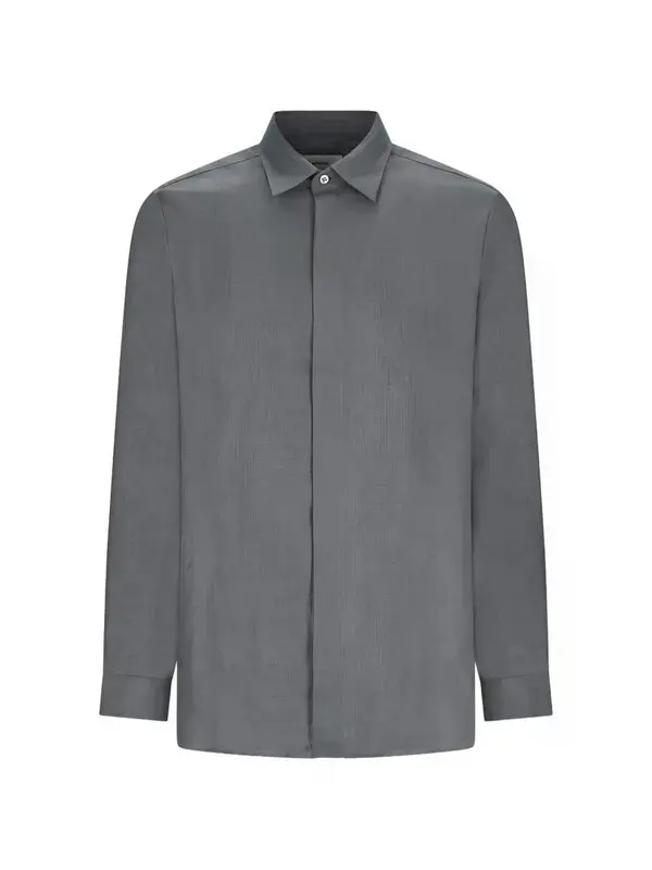 LARDINI Button Shirt - Grey