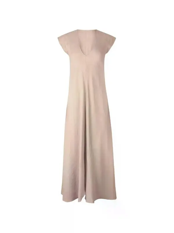 PETER COHEN Doves V-neck Maxi Dress