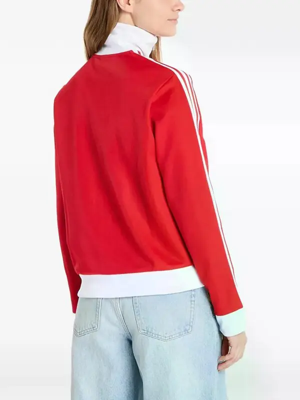 Adidas Classic Zip-up Sweatshirt - Red