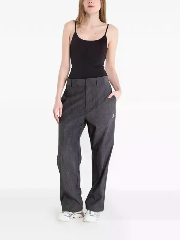 ROA Pinstripe Logo Trousers